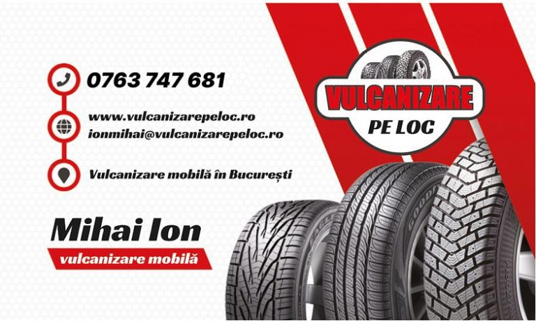 Vulcanizare mobila logo . Schimb si montat anvelope iarna vara.